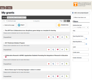 Cayuse SP Feed of Externally Funded Sponsored Projects | Elements